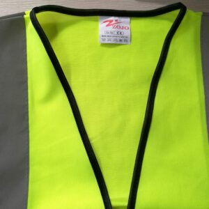 ZOJO High Visibility Reflective Vests,Adjustable Size,Lightweight Mesh Fabric, Wholesale Safety Vest for Outdoor Works, Cycling, Jogging, Walking,Sports - Fits for Men and Women (10 Pack, Neon Yellow)