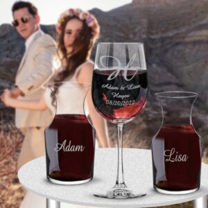 Wine Ceremony Glass & Carafe Set