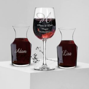 Wine Ceremony Glass & Carafe Set