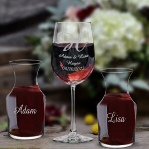 Wine Ceremony Glass & Carafe Set