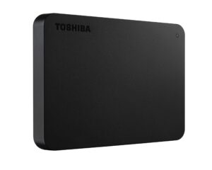 toshiba canvio basics 2tb portable external hard drive usb 3.0, black - hdtb420xk3aa