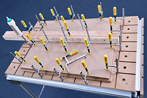 MICROJIG GRR-RIPPER DVC-538K2 Match Fit Dovetail Clamps, Yellow/Green