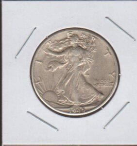 1935 s liberty walking (1916-1947) half dollar choice fine