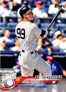 2018 topps #193 aaron judge new york yankees baseball card