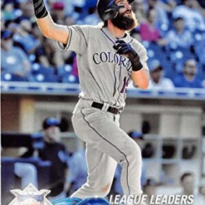 2018 Topps #273 Charlie Blackmon Colorado Rockies Baseball Card