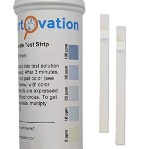 Phosphorus and Phosphate Detection Test Strips, 0-100 ppm [Vial of 50 Strips]