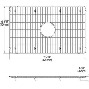 Elkay LKBG2616SS Bottom Grid, Stainless Steel