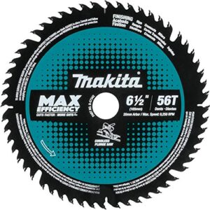 makita b-57342 6-1/2" 56t carbide-tipped cordless plunge saw blade