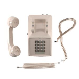 Home Intuition Classic Corded Phone for Hearing Impaired Telephone for Seniors with Extra Loud Ringer (Ash)