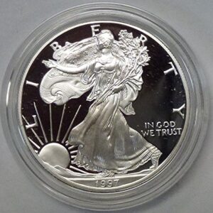 1997 P American 1 oz Silver Eagle Dollar US Mint PROOF