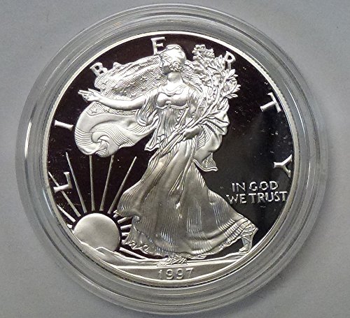 1997 P American 1 oz Silver Eagle Dollar US Mint PROOF