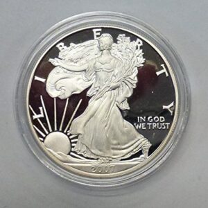 2007 W American 1 oz Silver Eagle Dollar PROOF US Mint