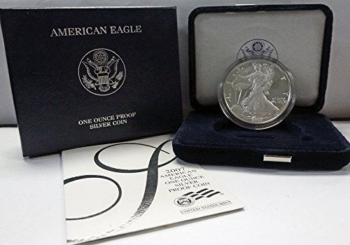 2007 W American 1 oz Silver Eagle Dollar PROOF US Mint