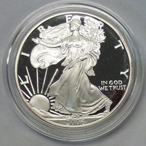 2006 W American 1 oz Silver Eagle Dollar US Mint PROOF