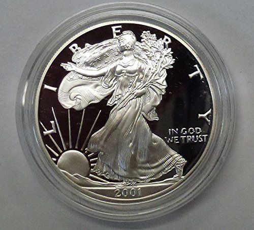 2001 W American 1 oz Silver Eagle Dollar PROOF US Mint