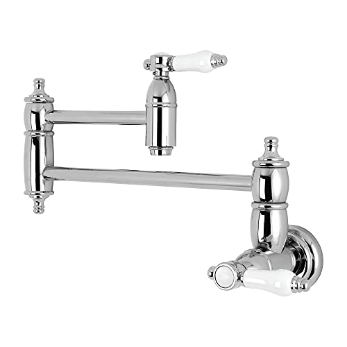 Kingston Brass KS3101BPL Bel-Air Pot Filler, 13" Length, Polished Chrome