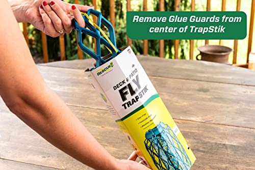 Rescue! Non-Toxic Trapstik for Biting Flies with Bird Guard