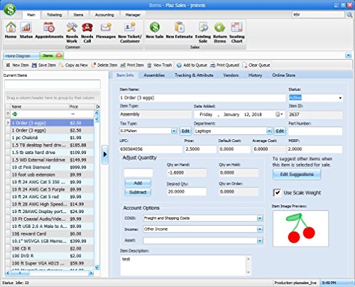 PlazSales Point of Sale Software