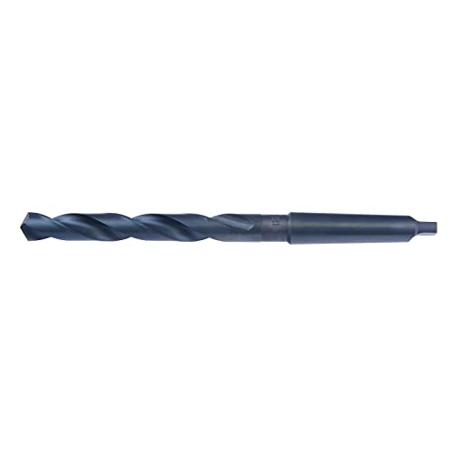 MAXTOOL 5/8" Twist Drill Bits with Morse Taper Shank HSS M2 Taper Shank Drill Bits Black Oxide MT No 2; TS02B05R40