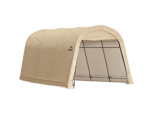 ShelterLogic Replacement Cover Kit Only No Frame-10x15x8 Round 805418 (14.5oz PVC Tan)