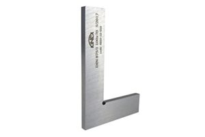 kinex 4033-12-010 4 inches tall x 2.75 inches wide flat solid machinist square din 875/1 square to w/in 0.0005 inches