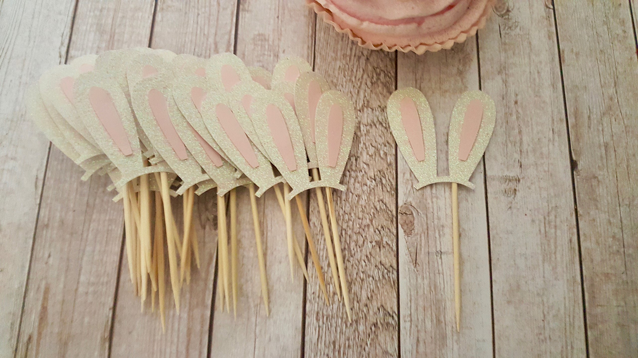 Bunny Ears Cupcake Toppers