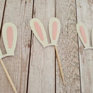 Bunny Ears Cupcake Toppers