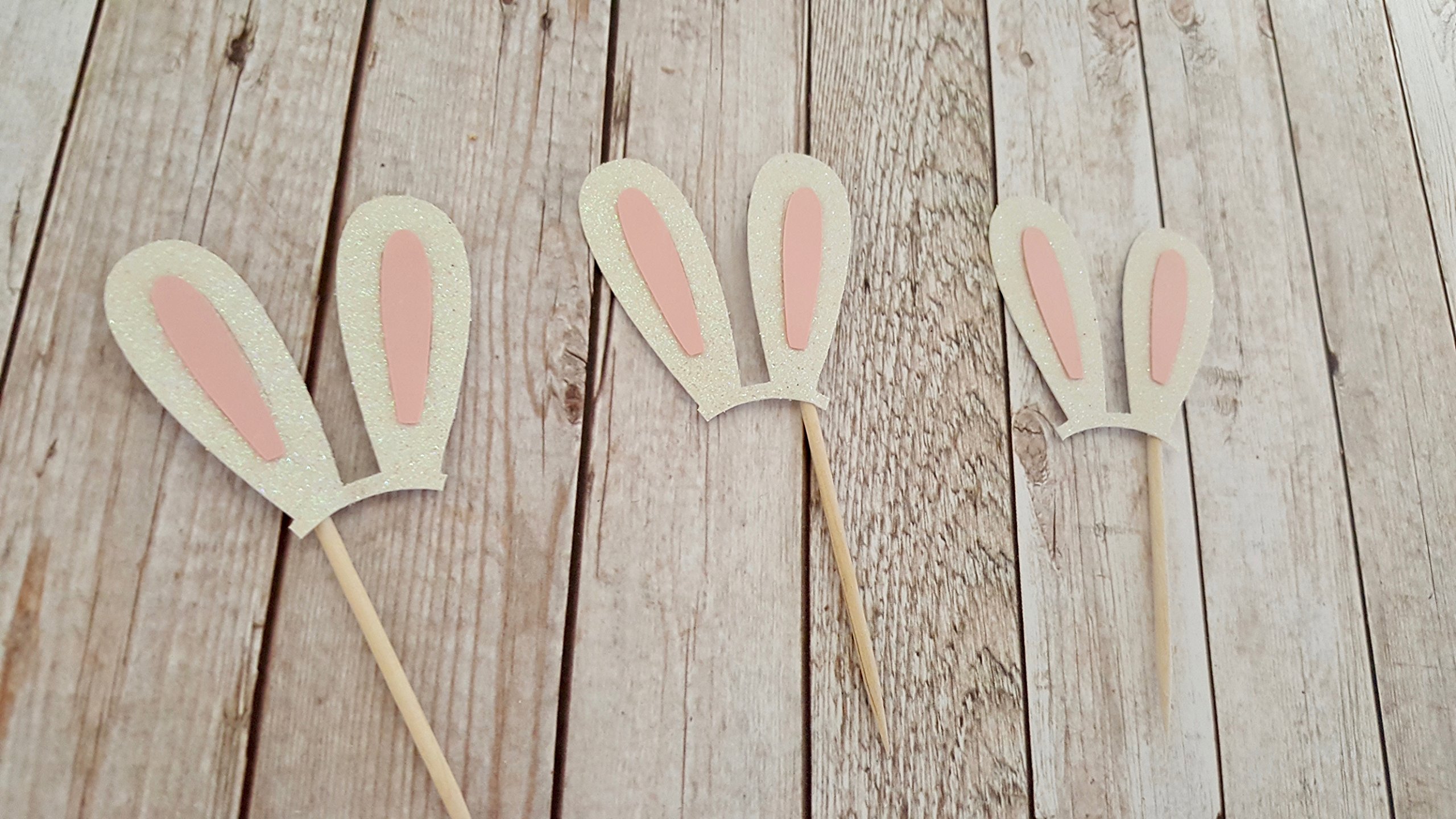 Bunny Ears Cupcake Toppers