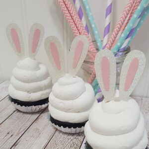 Bunny Ears Cupcake Toppers