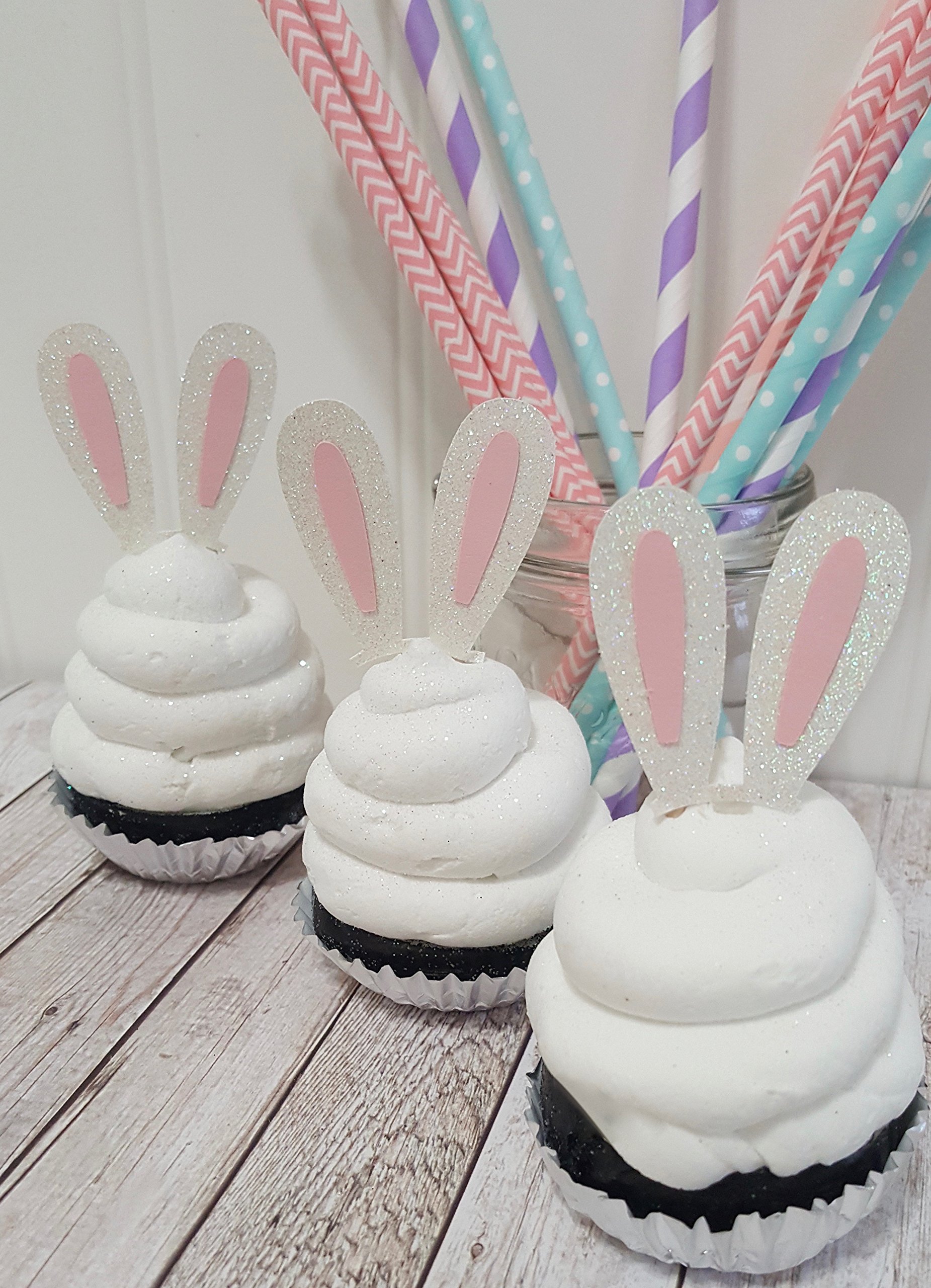 Bunny Ears Cupcake Toppers