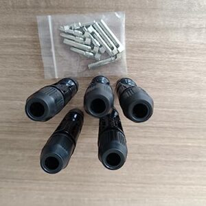 JYFT Solar Panel Cable Connectors Male/Female IP67 30A 1000V DC (5Pairs)