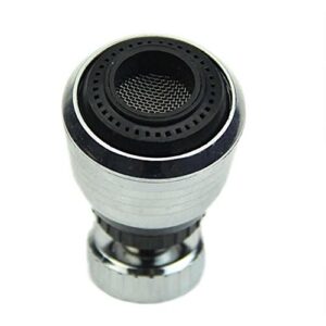 2PCS Kitchen Faucet Aerator, Splash Filter Attachment Tap 360 Rotate Swivel Saving Diffuser Nozzle Filter Adapter