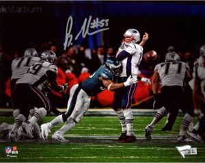 brandon graham philadelphia eagles autographed 8" x 10" sack fumble super bowl lii champions photograph - autographed nfl photos