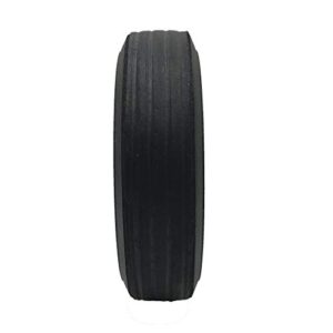 Rocky Mountain Goods Solid Rubber Hand Truck Wheel 8" X 2.25" - 5/8” axle Size - Flat Free Solid Rubber Replacement tire for Hand Truck, cart, Power Washer, Dolly, Compressor - 550 lbs. (8")