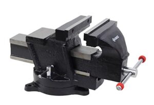 groz 35483 6" mechanic bench vise, with swivel base