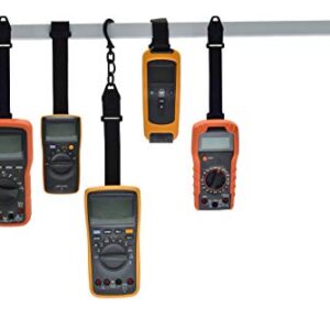 Universal Multimeter Magnet, Hook, and Clip Hanging Strap Kit | Works with Most Multitesters Including Fluke and Klein Tool Meters