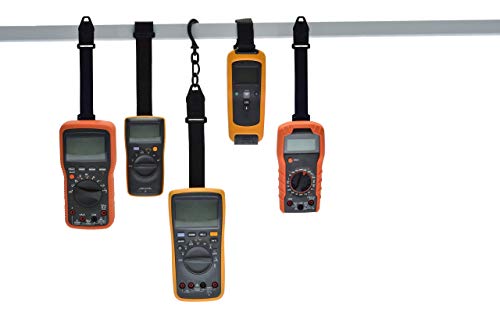 Universal Multimeter Magnet, Hook, and Clip Hanging Strap Kit | Works with Most Multitesters Including Fluke and Klein Tool Meters