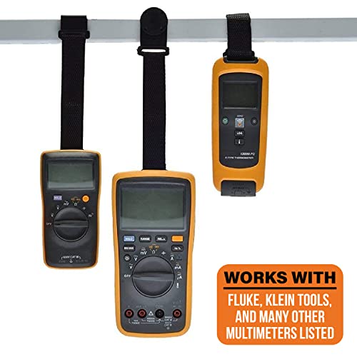 Multimeter Hanging Kit for Fluke Meters | 2 Straps, 2 Clips and Magnetic Hanger (Fluke Meters)