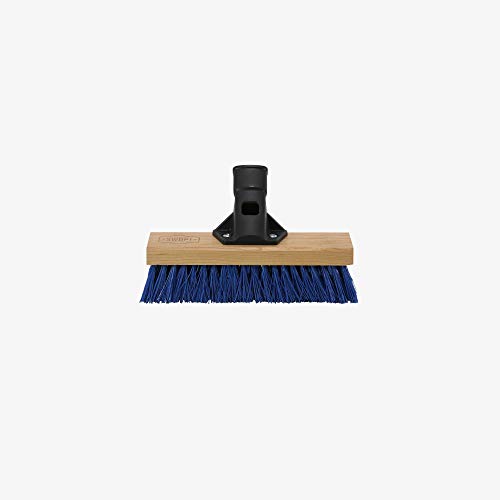 SWOPT 10” Premium Multi-Surface Scrub Brush Head — Cleaning Head Interchangeable with All SWOPT Cleaning Products for More Efficient Cleaning and Storage — Clean Driveways, Decks, and Siding