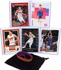 devin booker basketball cards assorted (5) bundle - phoenix suns trading cards