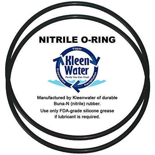 KleenWater 2 Filter Drinking Water Set Compatible With GE FXSLC, Includes 2 Replacement O-Rings