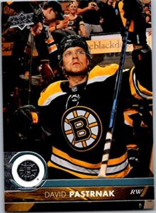 2017-18 upper deck series 2 #265 david pastrnak boston bruins hockey card