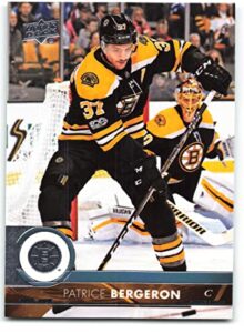 2017-18 upper deck series 2 #264 patrice bergeron boston bruins hockey card