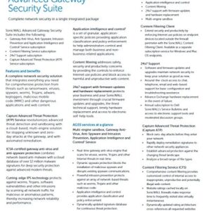 SonicWall SuperMassive 9600 1YR Intrusion Prevent AntiMal and App Ctrl 01-SSC-4130