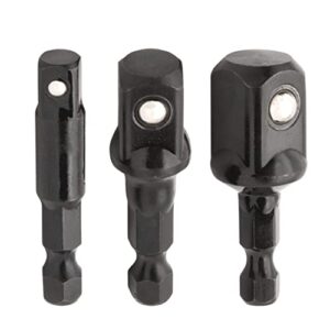 titan 12061 3-piece stubby impact socket adapter and extension set