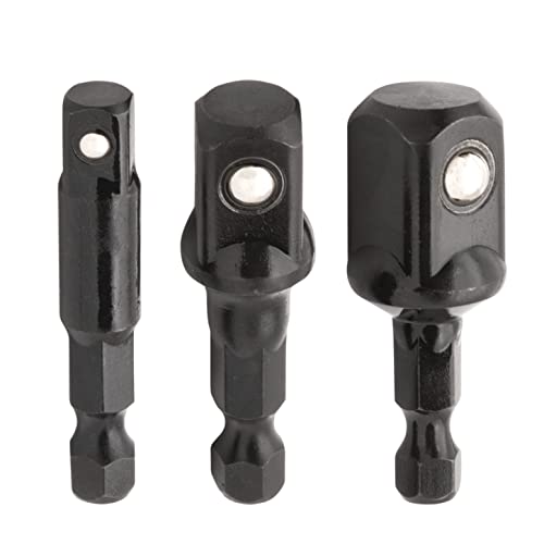 Titan 12061 3-Piece Stubby Impact Socket Adapter and Extension Set