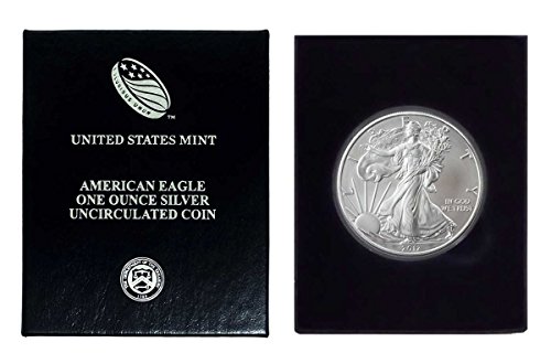 2012 - American Silver Eagle in Plastic Air Tite and Gift Box with our Certificate of Authenticity Dollar US Mint Uncirculated