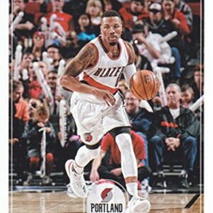 Damian Lillard 2017 2018 Panini Hoops #226 Mint Portland Trail Blazers Basketball Card