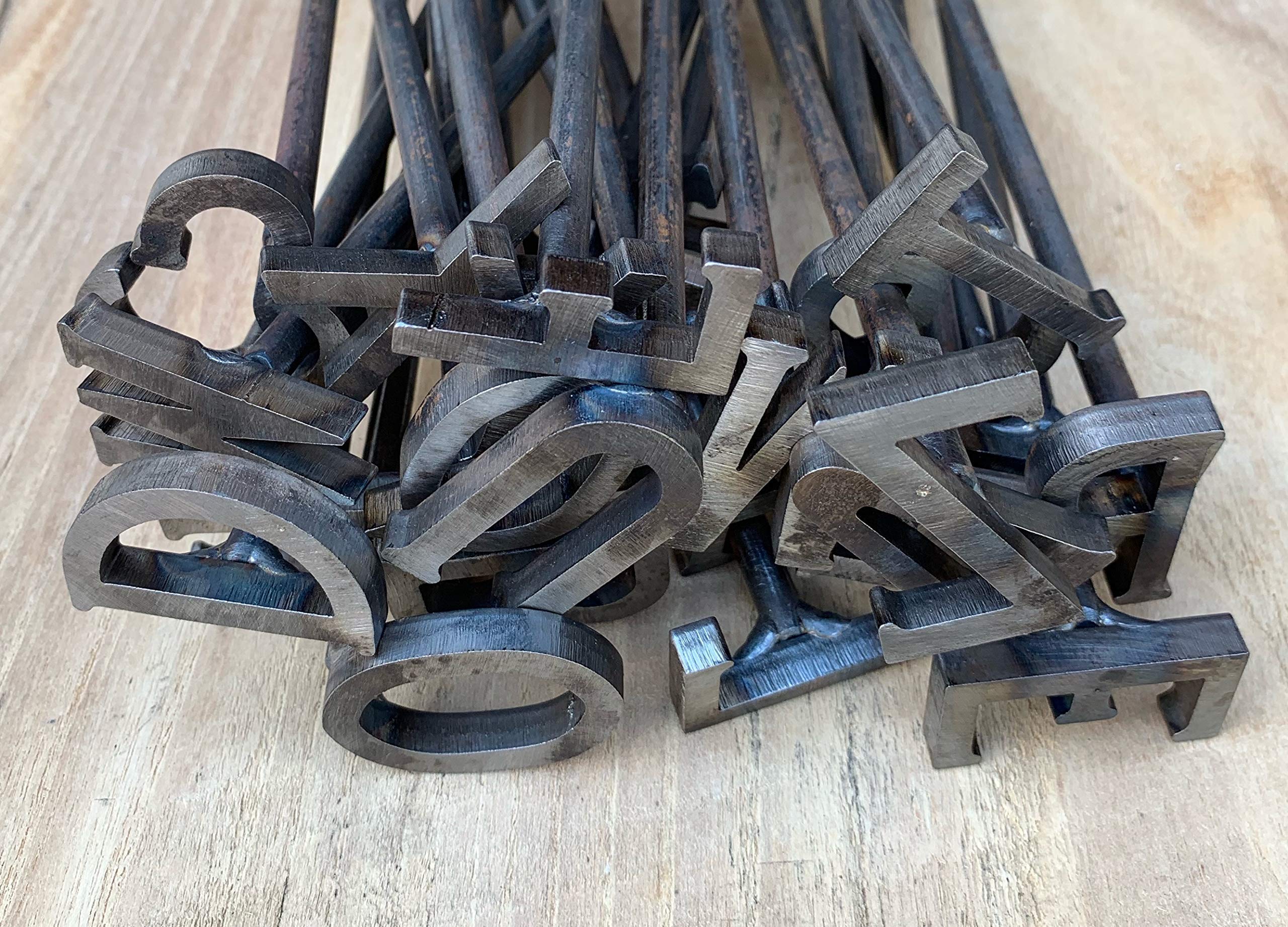 1" Alphabet Branding Iron Set, Letter Branders, Wood Brand