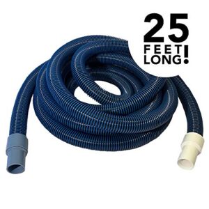 Puri Tech Inground Swimming Pool Vacuum Hose 1.5'' X 25' ft w/ Swivel VH1225